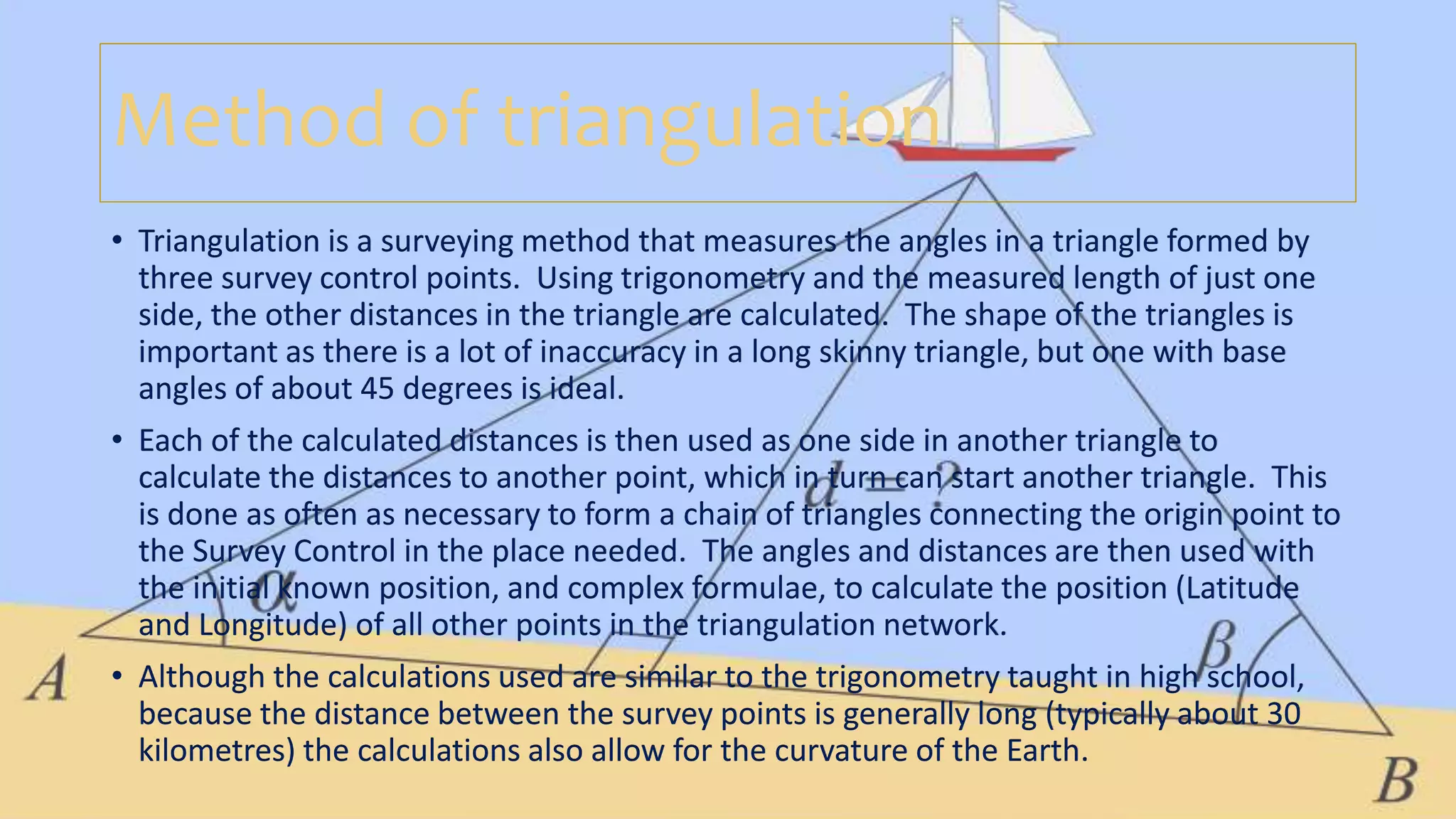 Measurements of large distances | PPTX