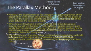 Measurements of large distances | PPTX