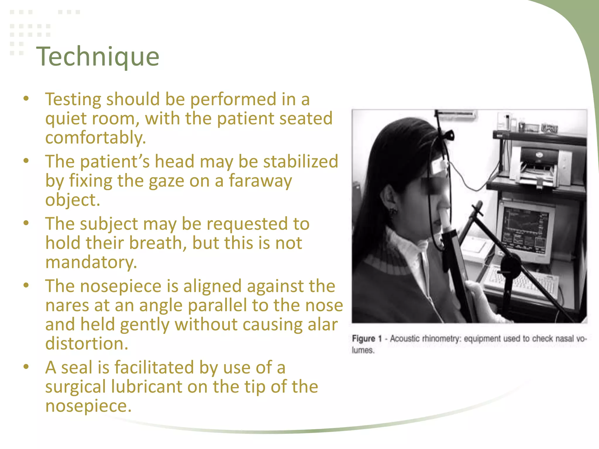 Measurements of nasal airway(dr ravindra daggupati),rhinomanometry ...