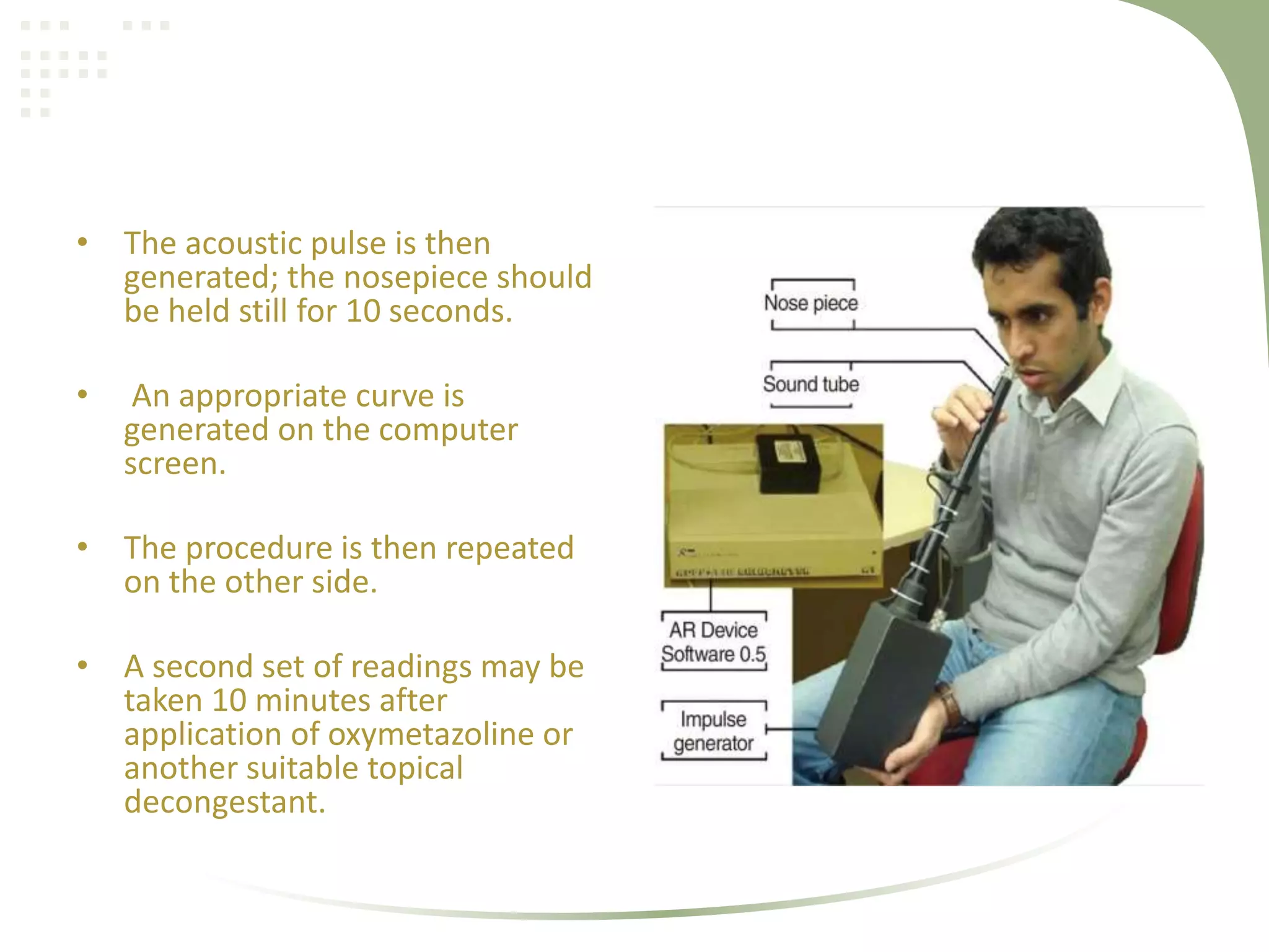 Measurements of nasal airway(dr ravindra daggupati),rhinomanometry ...