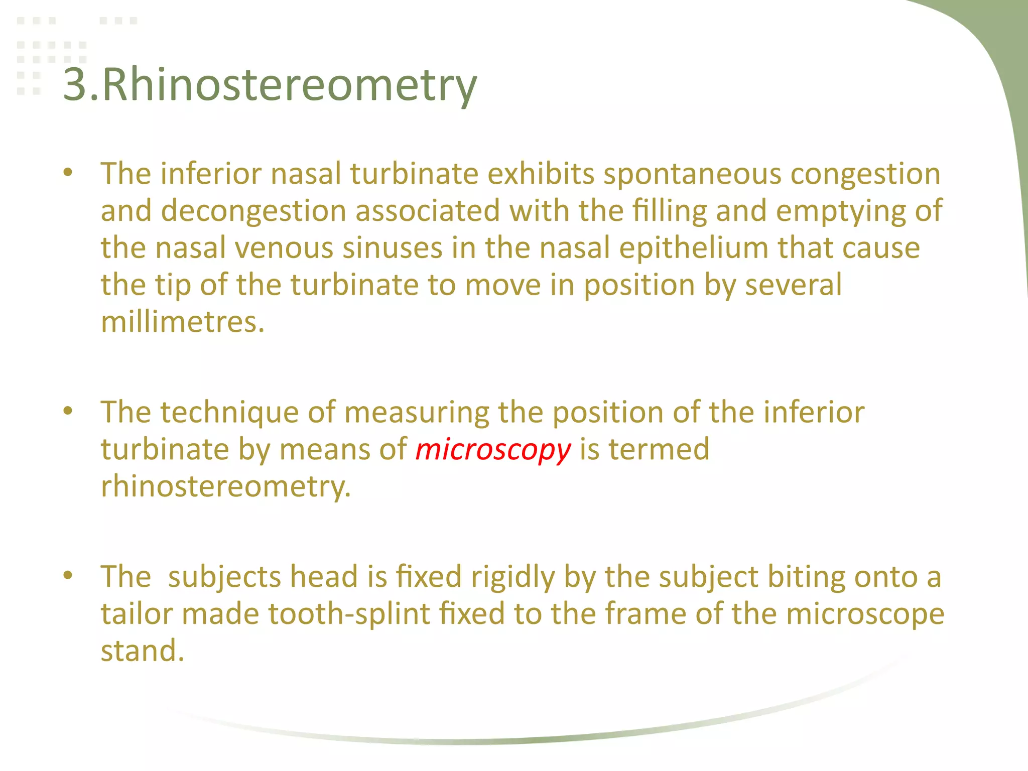 Measurements of nasal airway(dr ravindra daggupati),rhinomanometry ...