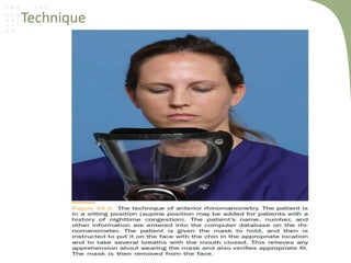 Measurements of nasal airway(dr ravindra daggupati),rhinomanometry ...