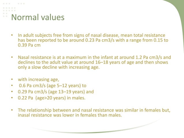 Measurements of nasal airway(dr ravindra daggupati),rhinomanometry ...