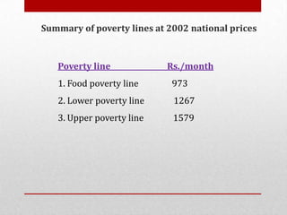 Measurements of poverty | PPTX
