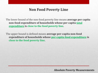 Measurements of poverty | PPTX