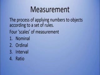 Measurements of scale | PPT