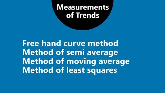 Measurements of trends | PPT