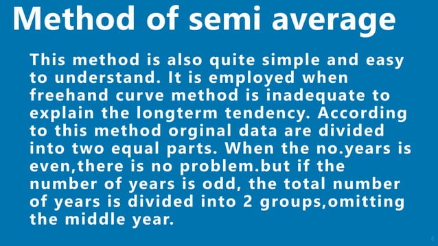 Measurements of trends | PPT