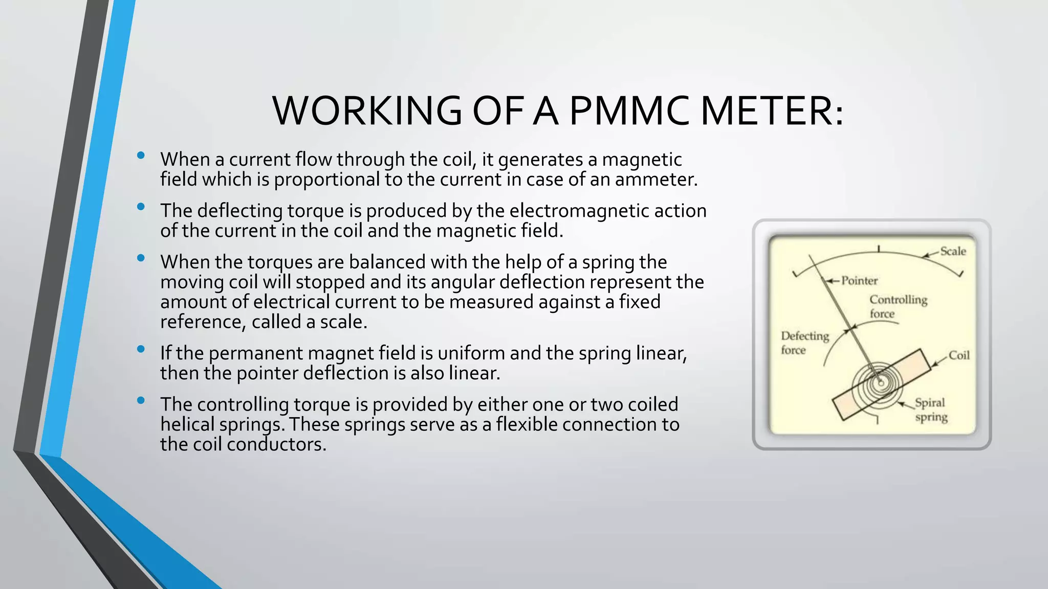 Permanent Magnet Moving Coil (PPMC) | PPTX