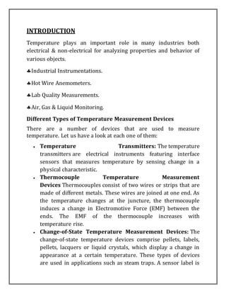 Measurements report | PDF