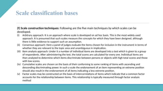Measurements & Scaling Techniques in Research | PPTX