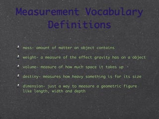 Measurement summative assessment | KEY