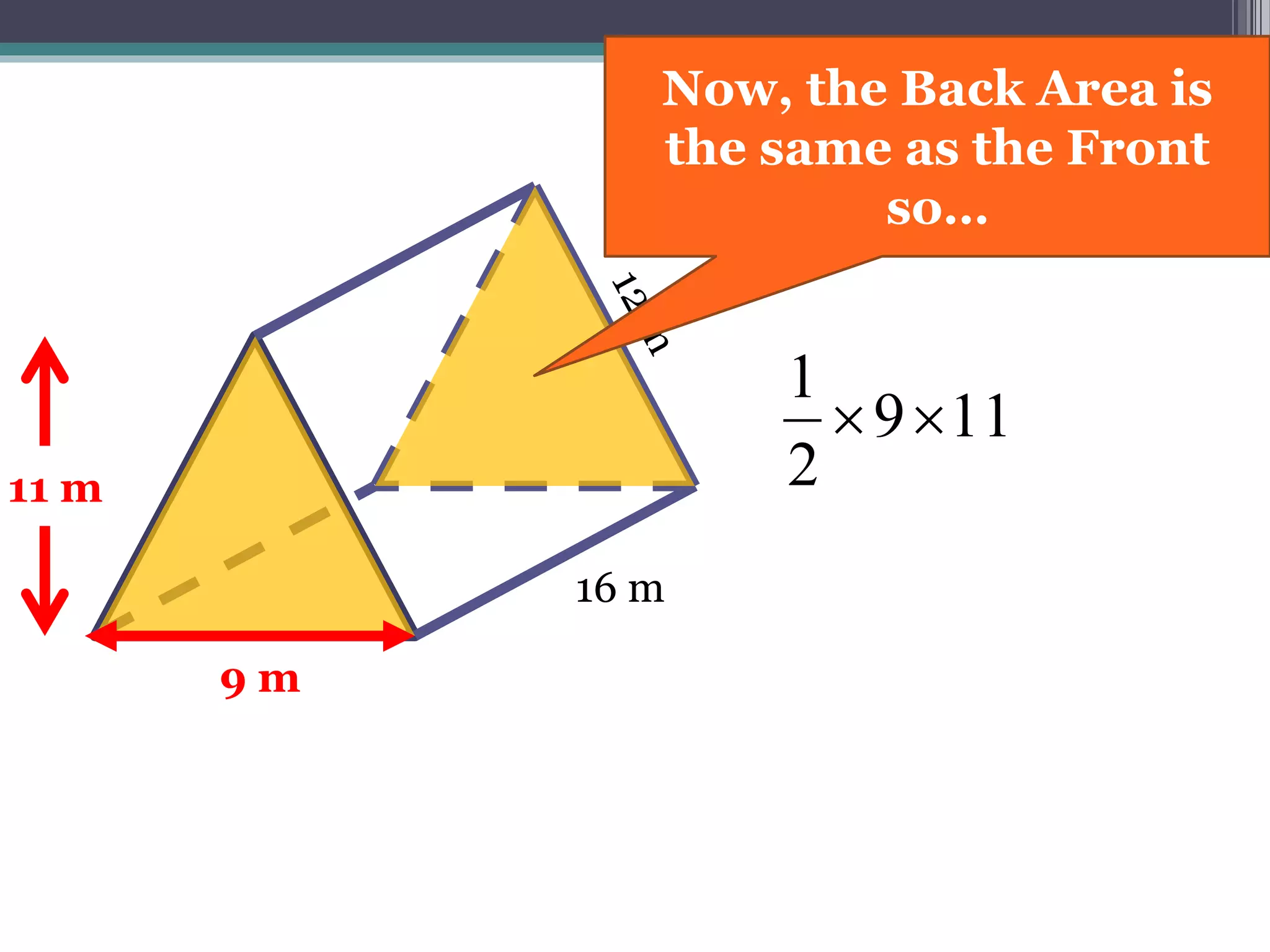 Surface Area of Triangular Prism 1 | PPTX