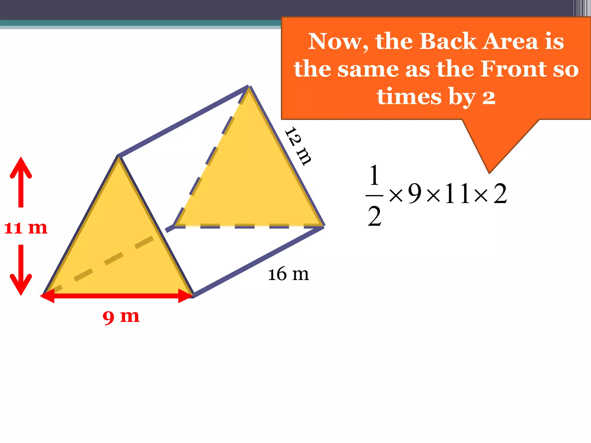 Surface Area of Triangular Prism 1 | PPTX
