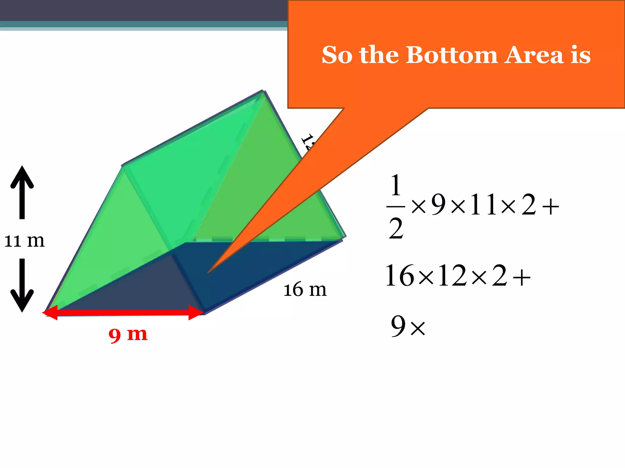 Surface Area Of Triangular Prism 1 Ppt