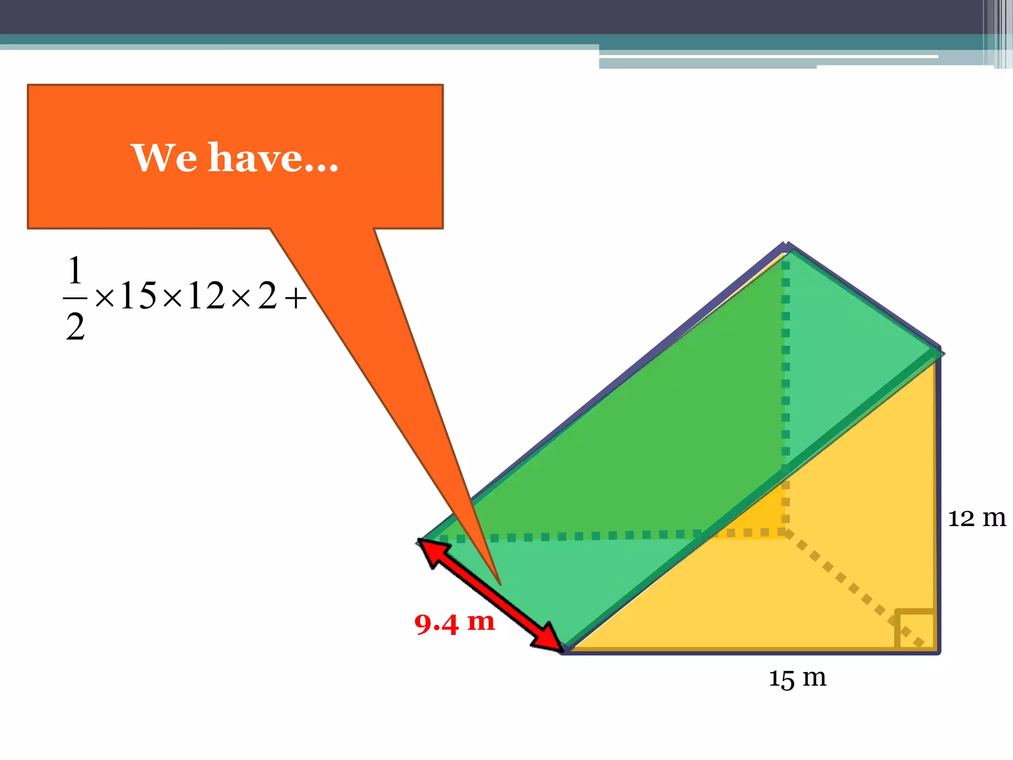 Surface Area of Triangular Prism 2 | PPT