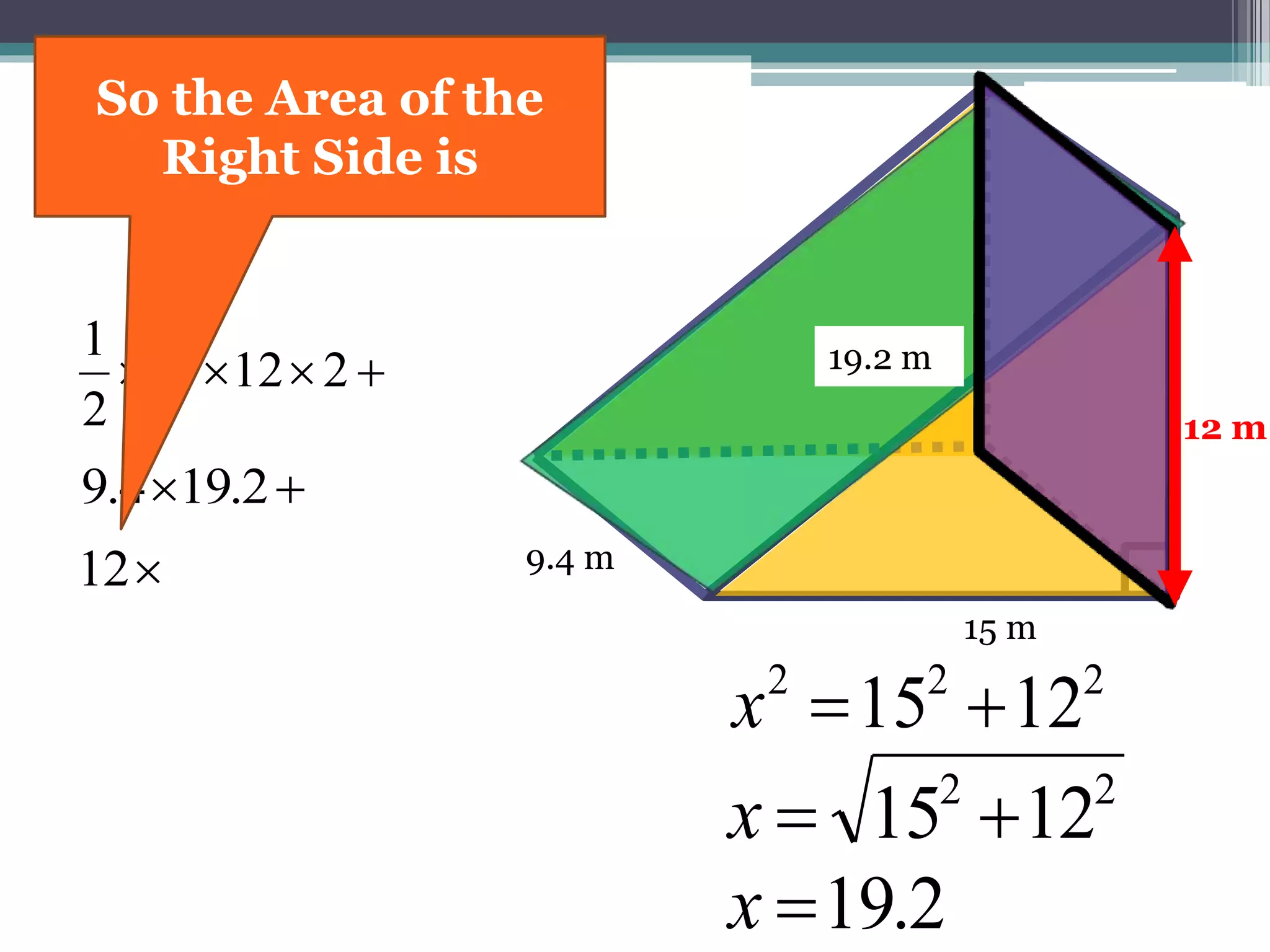 Surface Area of Triangular Prism 2 | PPTX