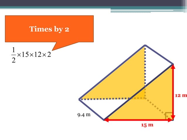 Surface Area of Triangular Prism 2 | PPT