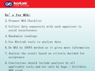 Measurement system analysis | PPT