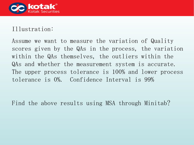 Measurement system analysis | PPT | Business | Business and Finance