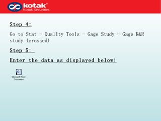 Measurement system analysis | PPT