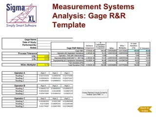 Measurement system analysis | PPT