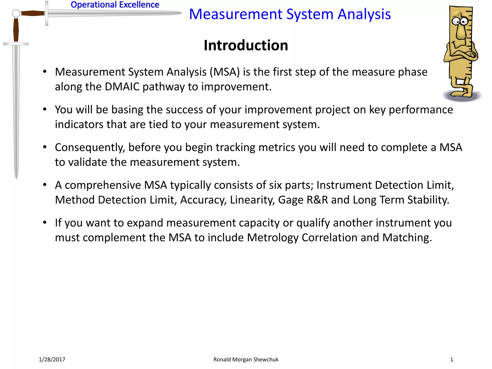 Measurement System Analysis | PPTX