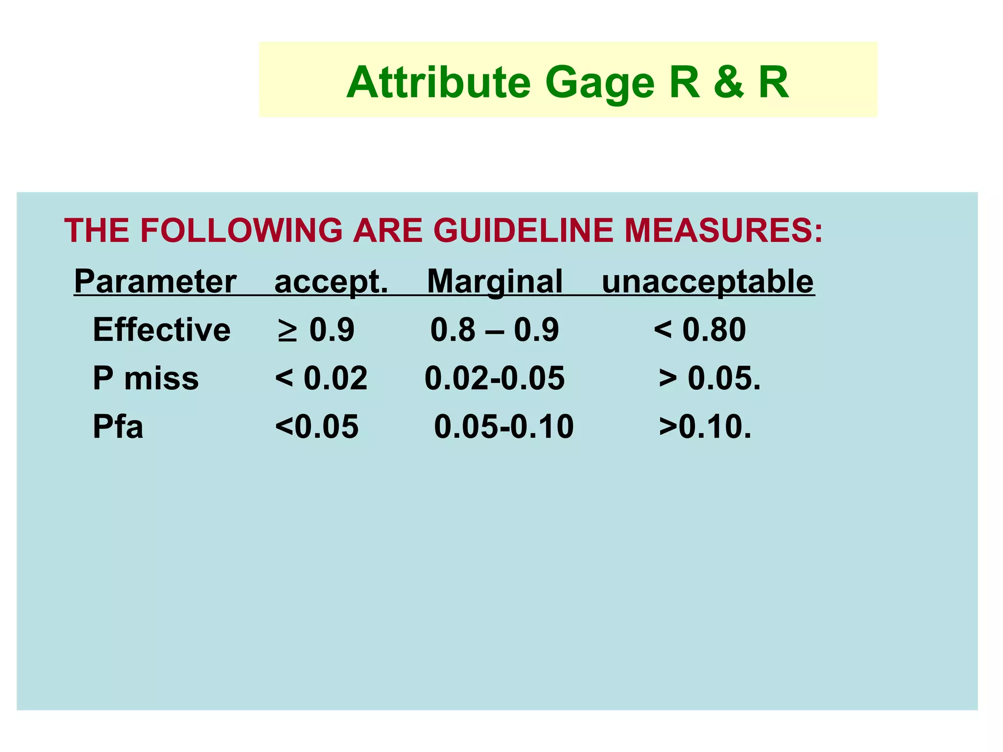 Measurement system analysis | PPT