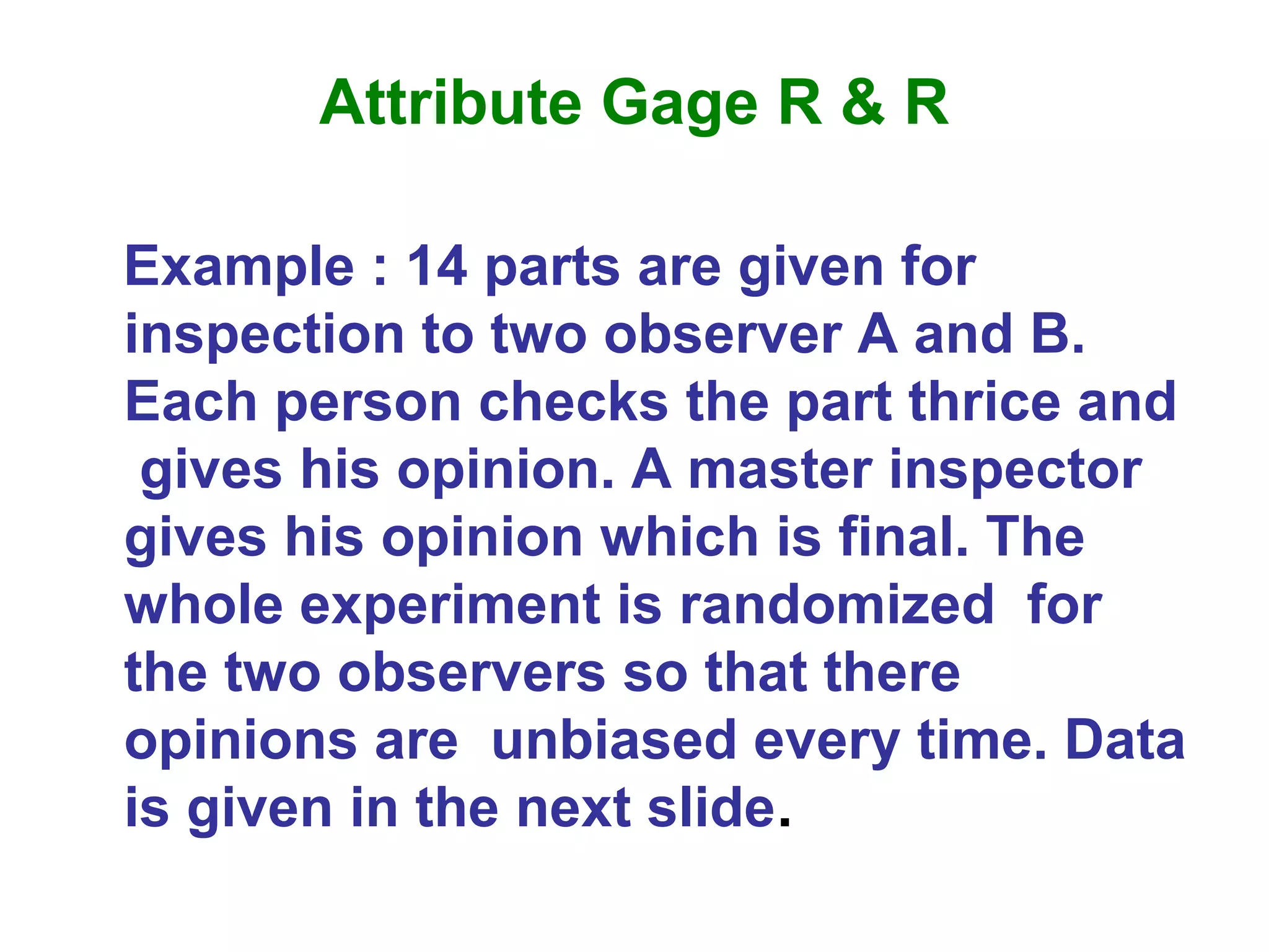 Measurement system analysis | PPT