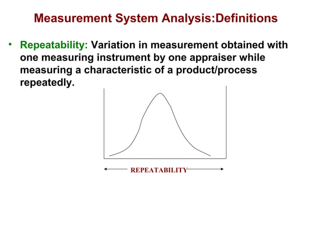 Measurement system analysis | PPT
