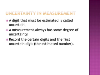 Measurement teacher | PPTX | Physics | Science