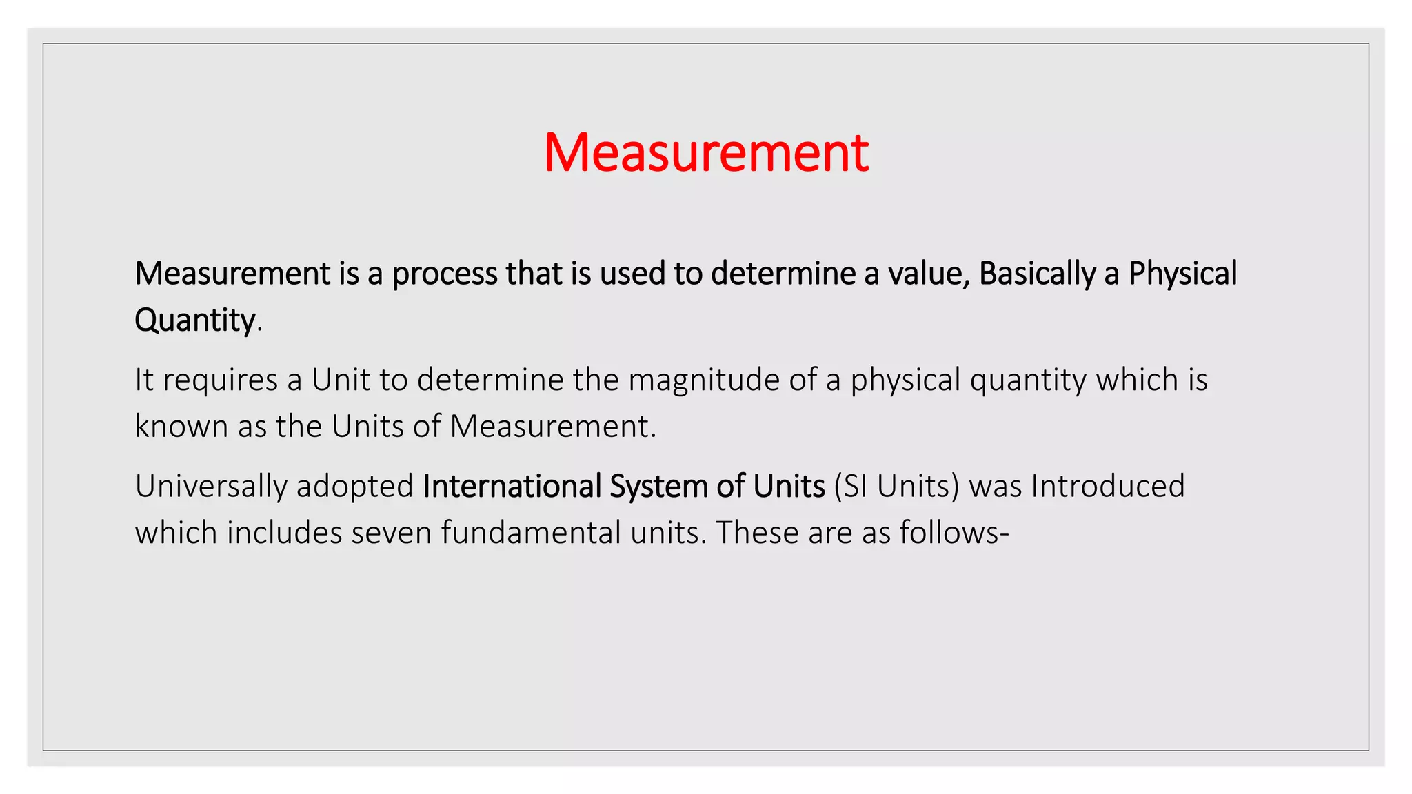 Measurement Traceability | PPTX