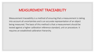 Measurement Traceability | PPTX