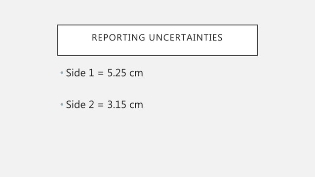 Measurement uncertainties | PPTX | Physics | Science