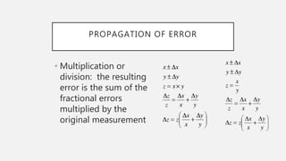 Measurement uncertainties | PPTX