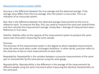 Measurement Uncertainty and measurement system analysis | PPTX