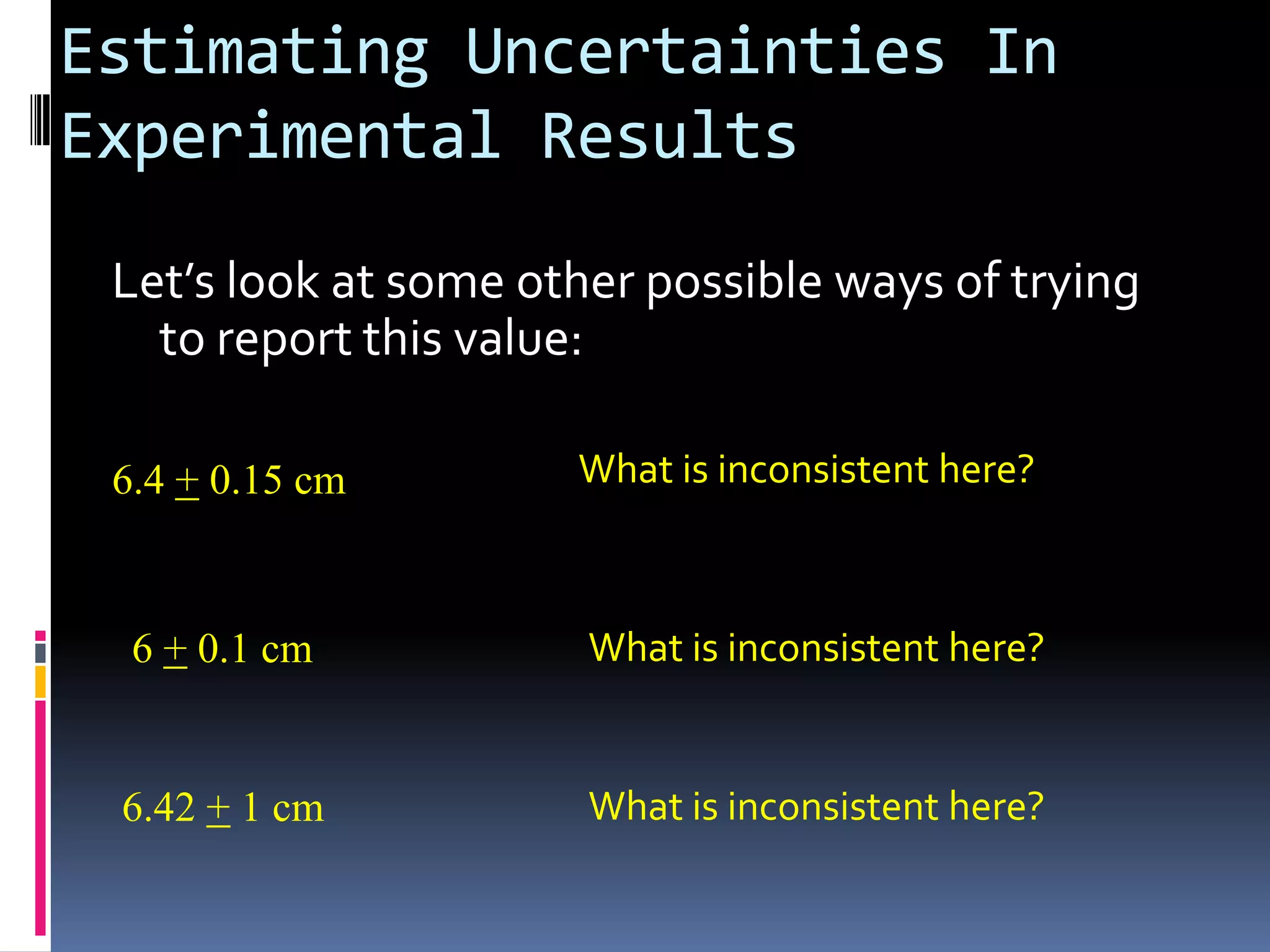 Measurement & uncertainty pp presentation | PPTX