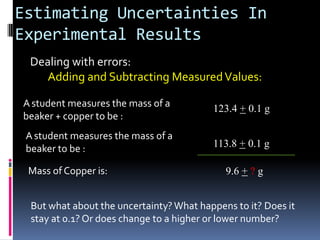 Measurement & uncertainty pp presentation | PPTX