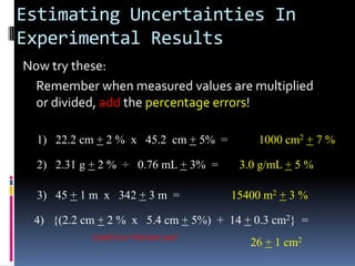 Measurement & uncertainty pp presentation | PPTX