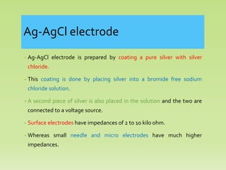 MEASUREMENT OF BIO POTENTIAL USING TWO ELECTRODES AND RECORDING ...