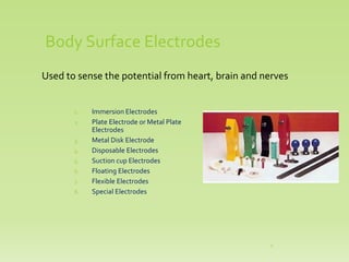 MEASUREMENT OF BIO POTENTIAL USING TWO ELECTRODES AND RECORDING ...