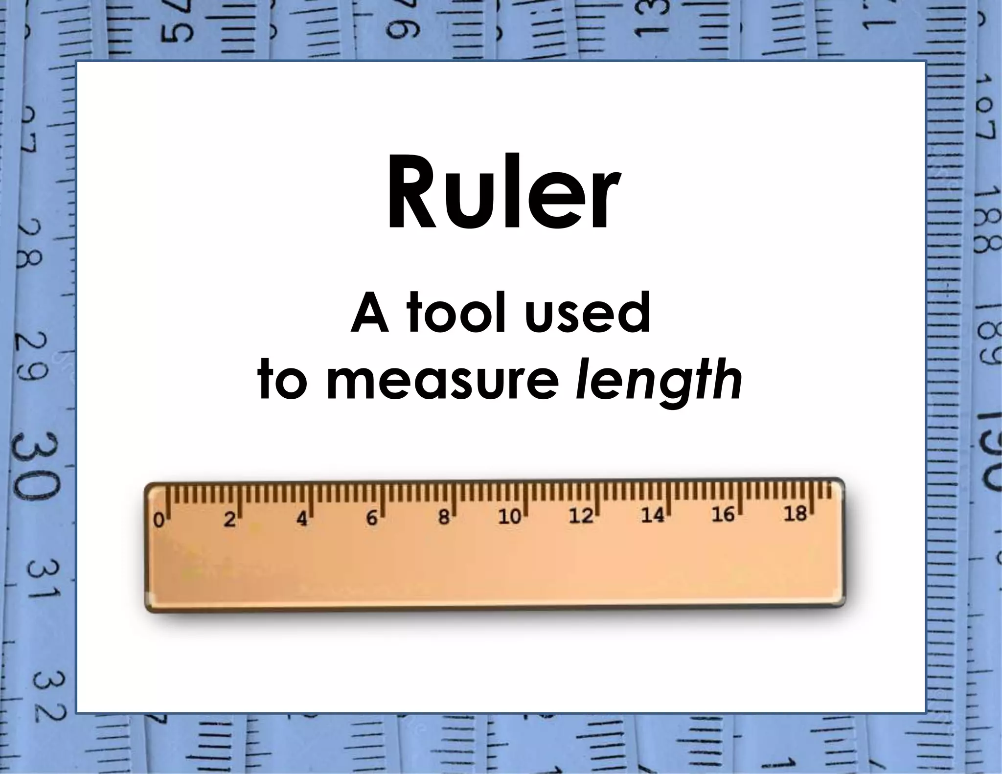Measurement Unit Vocabulary/Word Wall | PPTX