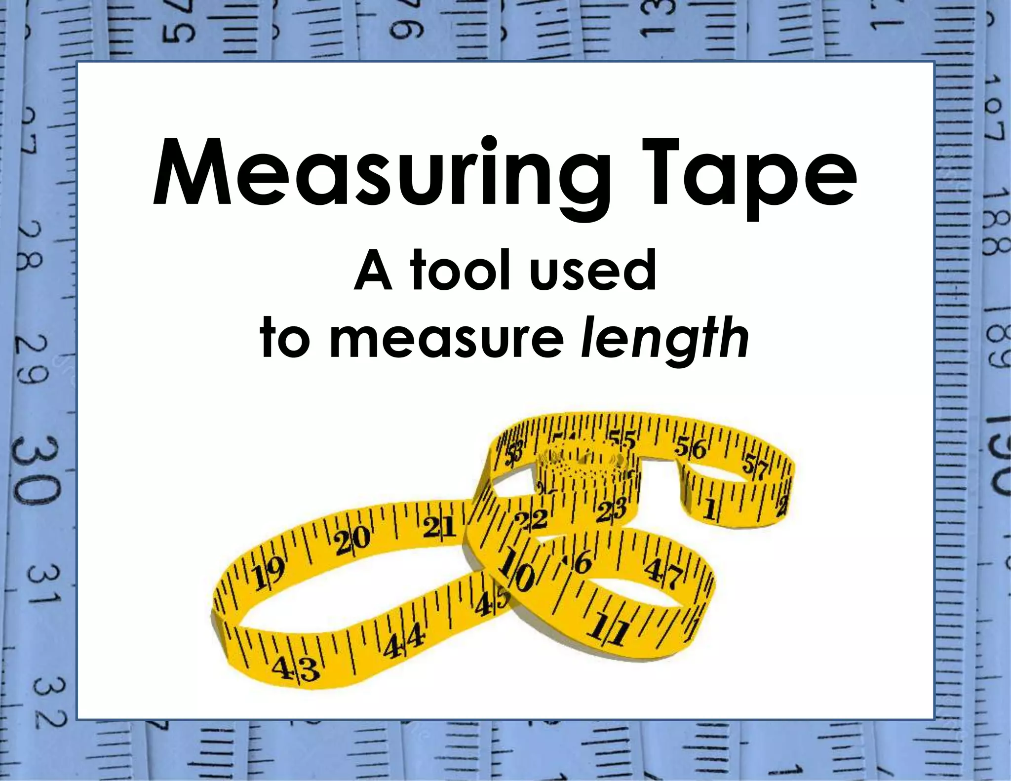 Measurement Unit Vocabulary/Word Wall | PPTX