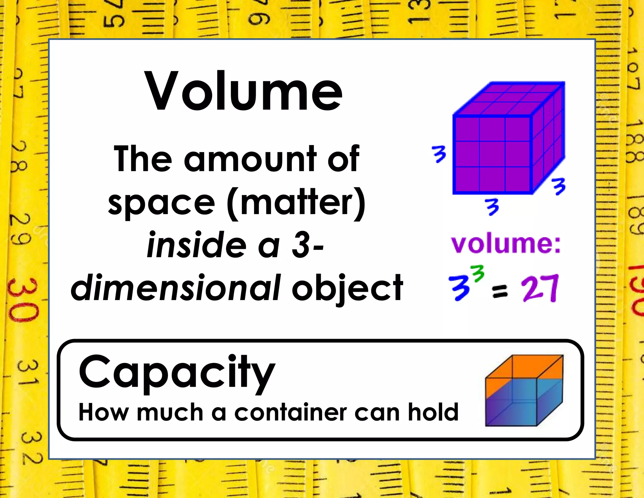 Measurement Unit Vocabulary/Word Wall | PPTX