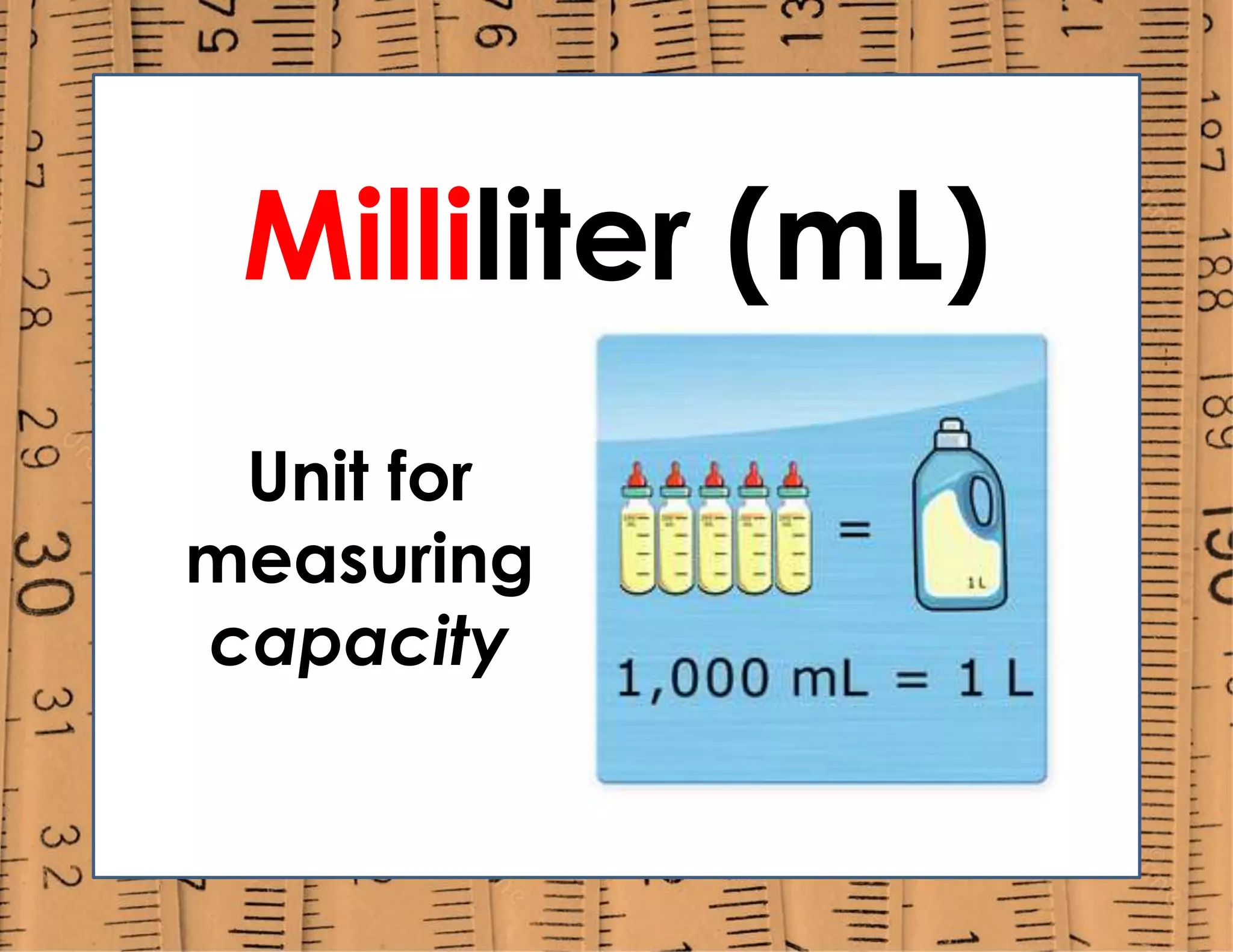 Measurement Unit Vocabulary/Word Wall | PPTX