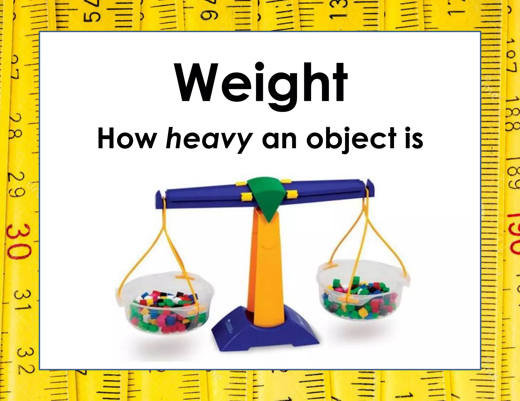 Measurement Unit Vocabulary/Word Wall | PPTX