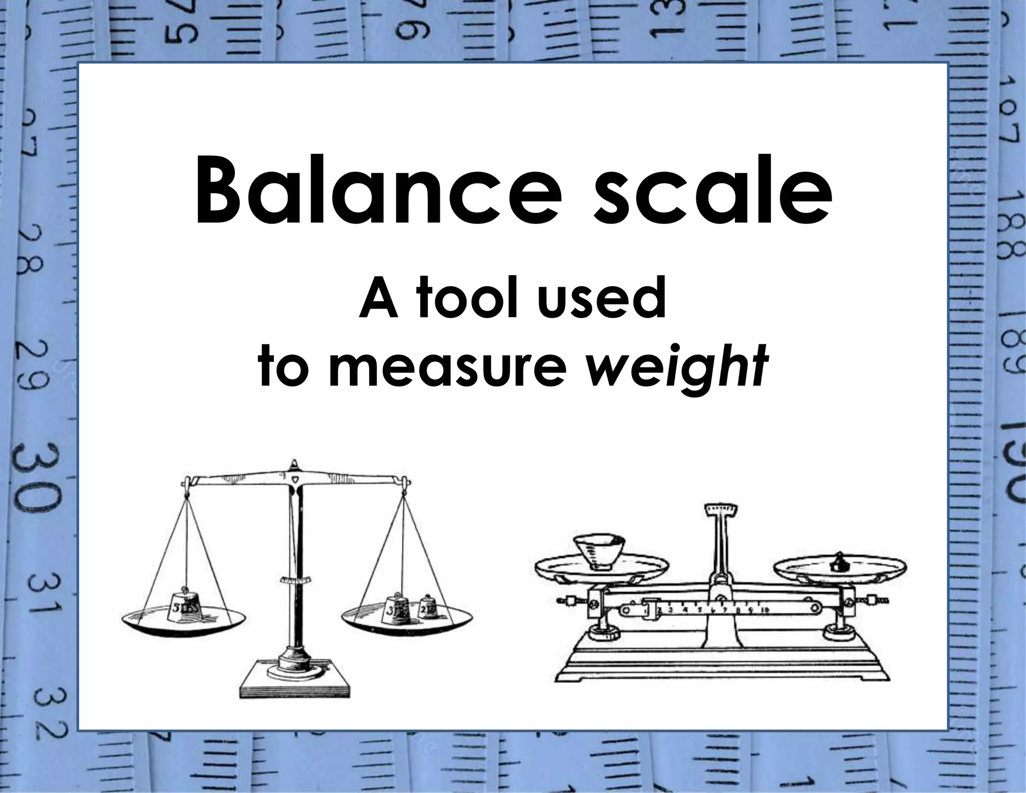 Measurement Unit Vocabulary/Word Wall | PPTX