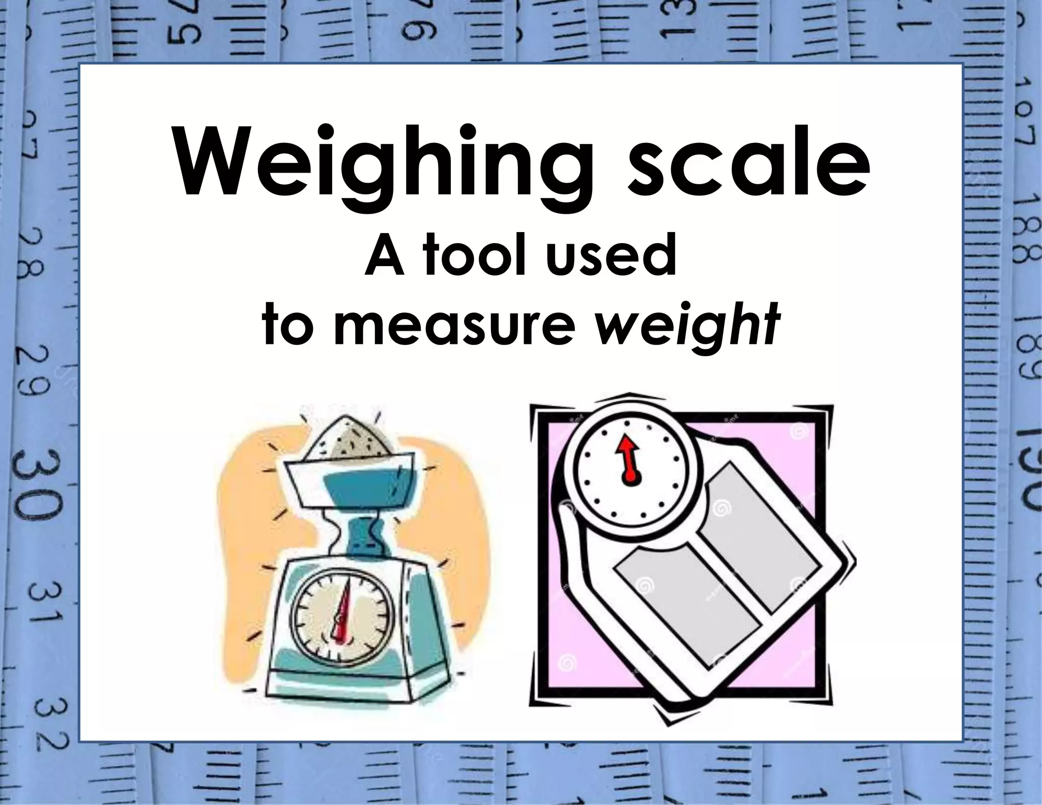 Measurement Unit Vocabulary/Word Wall | PPTX