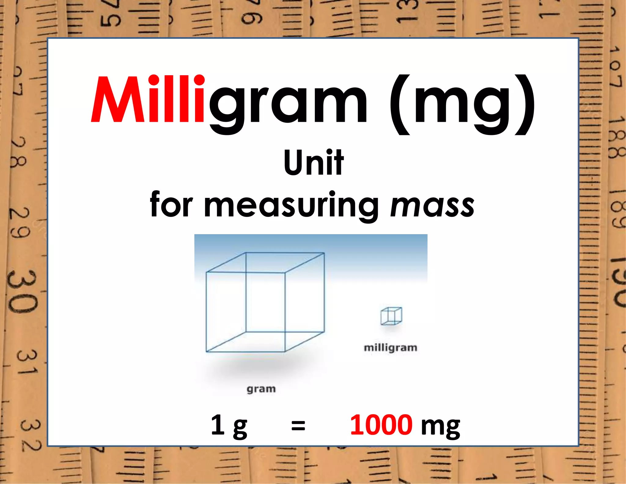 Measurement Unit Vocabulary/Word Wall | PPTX
