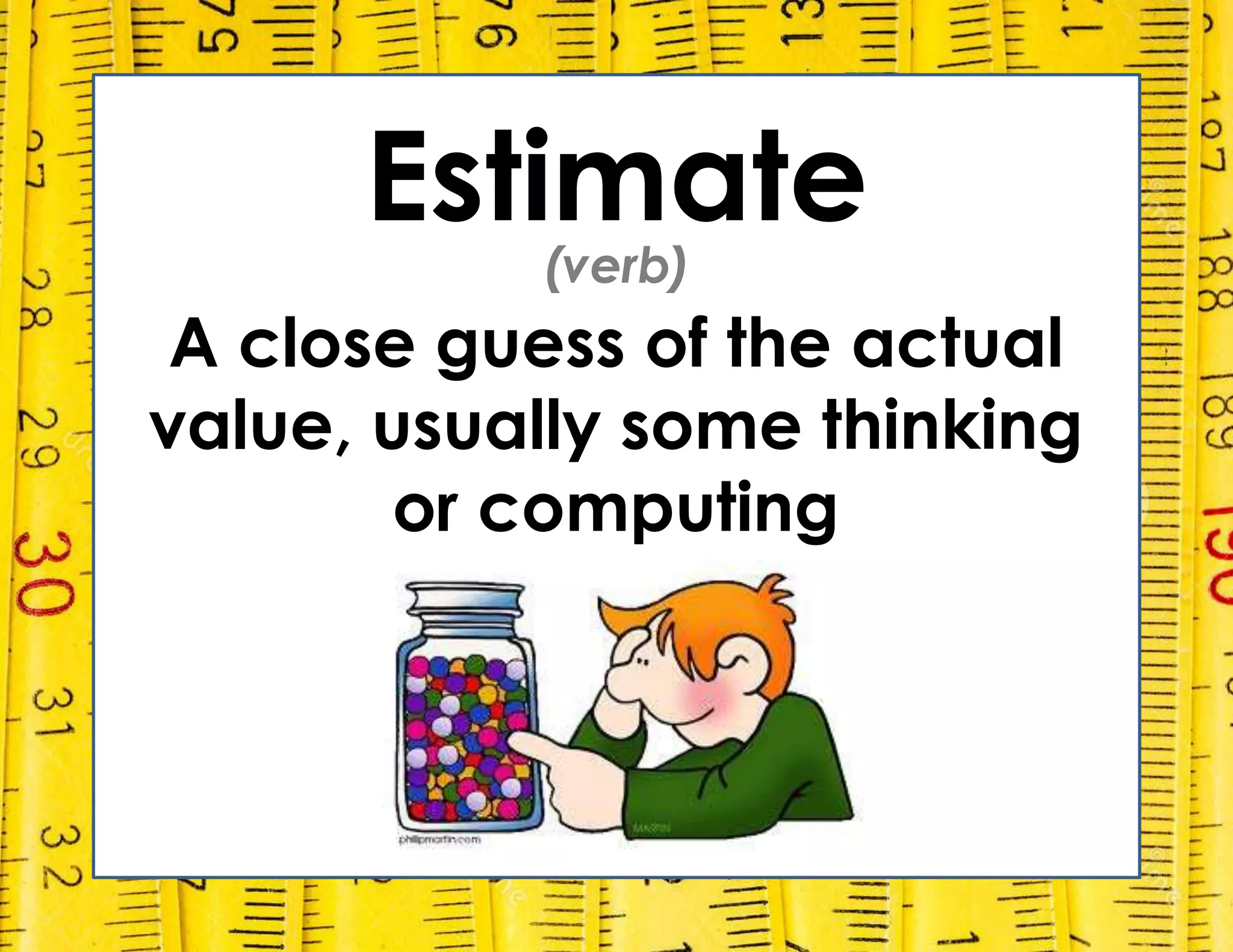 Measurement Unit Vocabulary/Word Wall | PPTX